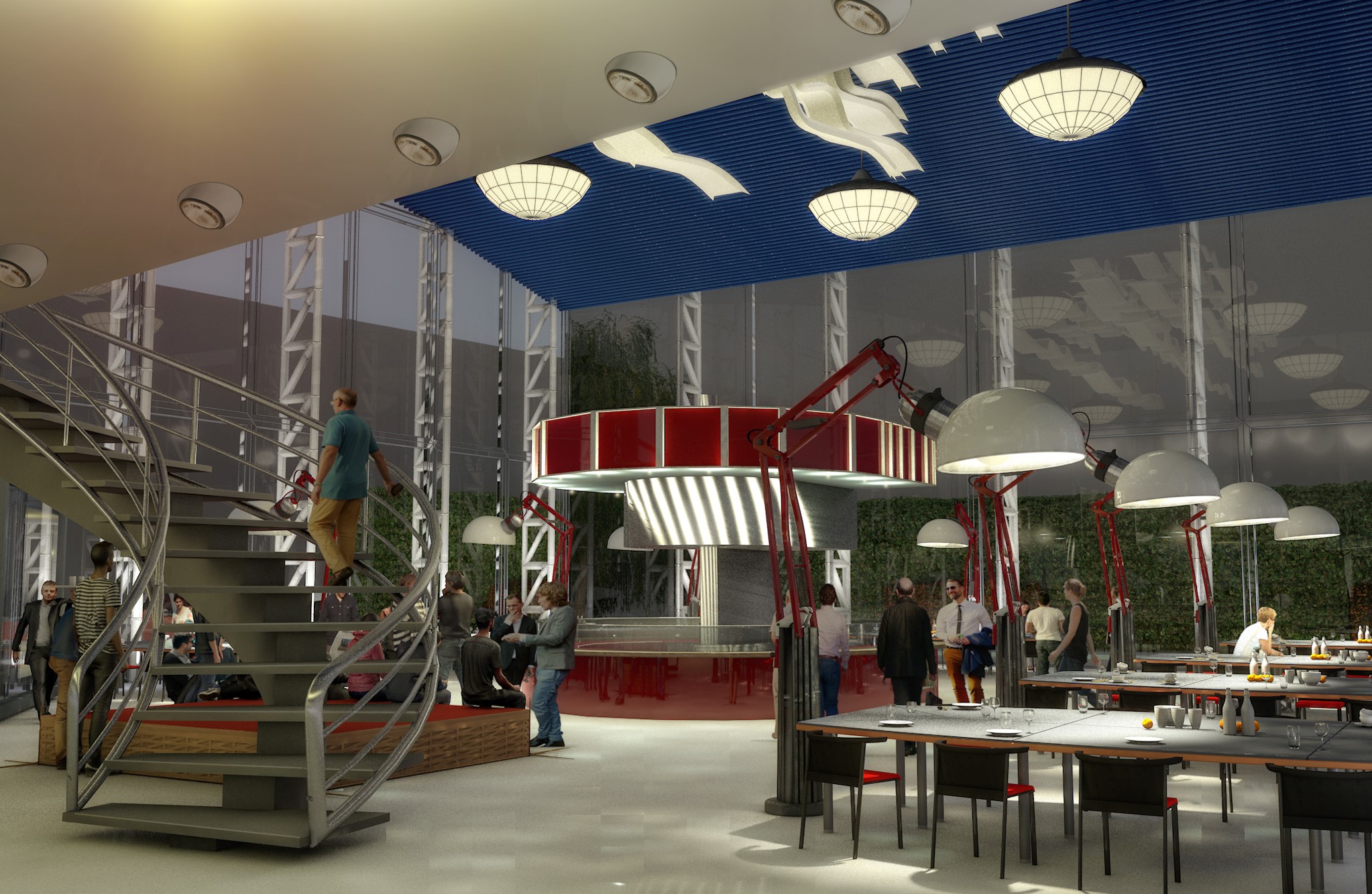 Planung: Betriebskantine als Markthalle - gastroFIT